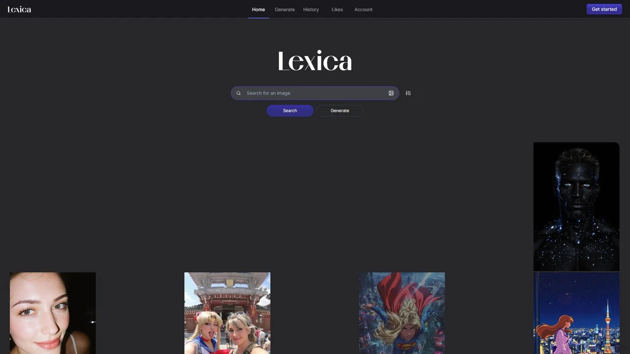 Lexica - AI图像生成与提示词搜索引擎 | 酷特喵